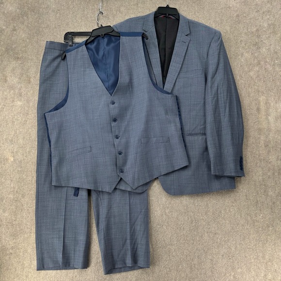 Linea Uomo | Suits & Blazers | Linea Uomo Mens 3 Piece Suit Blue ...